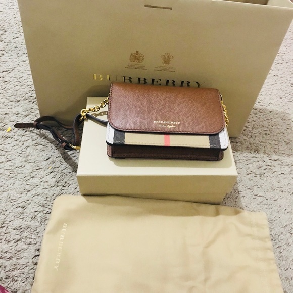 Burberry | Bags | Burberry Walletchain Purse | Poshmark